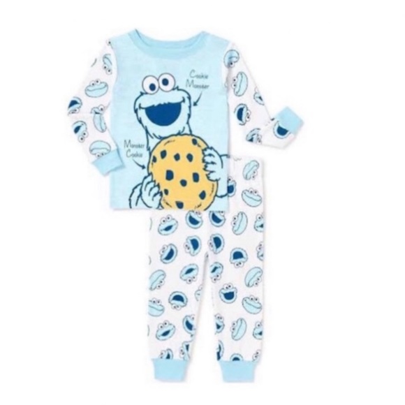 Sesame Street | Pajamas | Sesame Street Cookie Monsters Pajamas | Poshmark